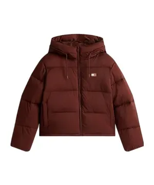 Tommy Hilfiger Hooded Cotton Jacket With Drawstring