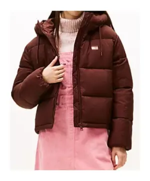 Tommy Hilfiger Hooded Cotton Jacket With Drawstring