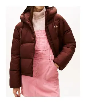 Tommy Hilfiger Hooded Cotton Jacket With Drawstring