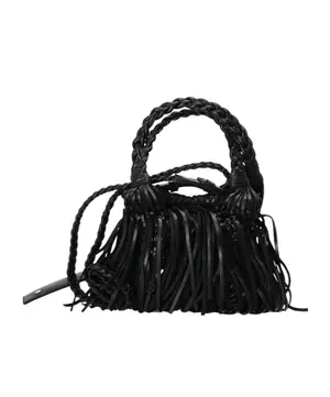 Karl Lagerfeld Braided Fringe Tote Bag