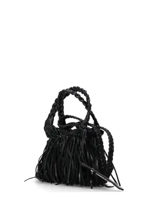 Karl Lagerfeld Braided Fringe Tote Bag