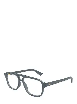 Bottega Veneta Aviator Eyeglasses - Gray