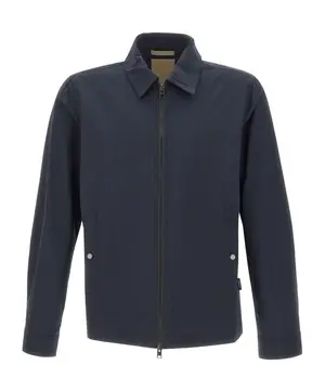Woolrich Zip-front Shirt Jacket - Black