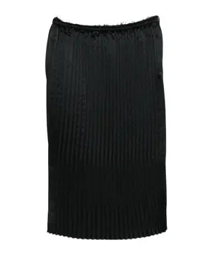 Comme Des Garçons Pleated Midi Skirt