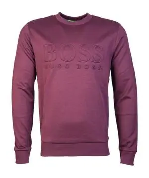 Hugo Boss Salbo Logo Embossed Hoodie