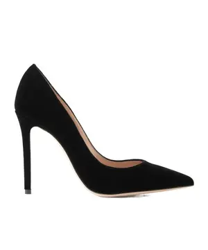 GIANVITO ROSSI 105 Velvet Pumps - Black