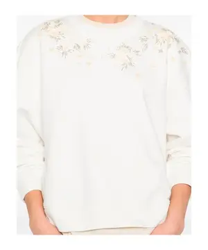 TWINSET Floral Appliqué Sweater