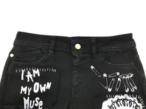 Just Cavalli Printed Denim Pants
