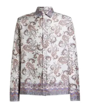 Etro Paisley Border Print Shirt