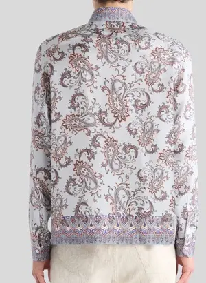 Etro Paisley Border Print Shirt