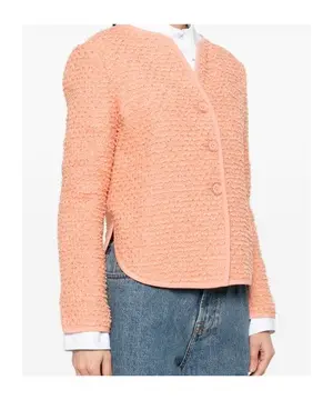 Emporio Armani Trim-detail Textured Jacket