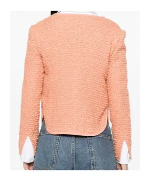 Emporio Armani Trim-detail Textured Jacket