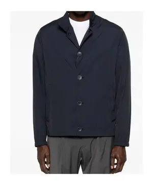 Herno Buttoned Stand Collar Jacket