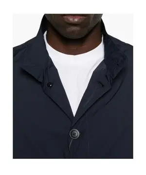 Herno Buttoned Stand Collar Jacket
