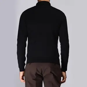 FERRAGAMO Ribbed Quarter Zip Sweater - No