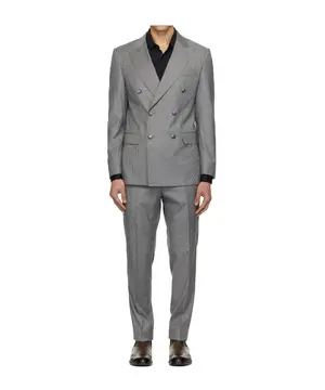 Hugo Boss Houndstooth Long-sleeved Suit