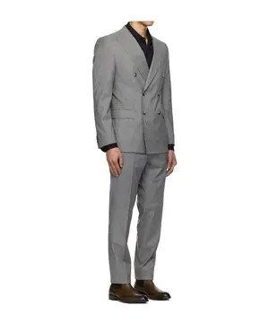 Hugo Boss Houndstooth Long-sleeved Suit