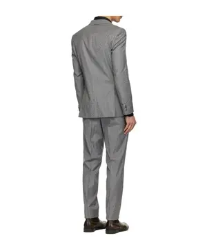 Hugo Boss Houndstooth Long-sleeved Suit