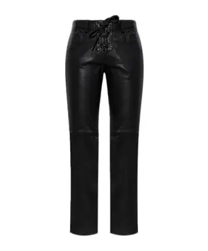 Isabel Marant Étoile Vanel Lace-up Trousers - Black