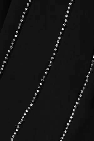 Dries Van Noten Embellished Long Sleeve Midi Dress
