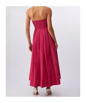Liu Jo Long Taffeta Dress With Slit