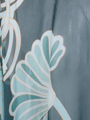 La DoubleJ Maria Printed Cape - Blue
