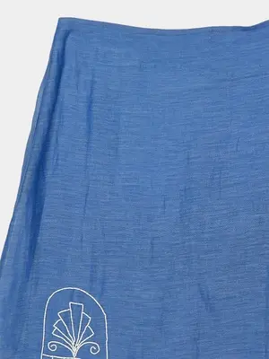 ALEMAIS Straight Midi Skirt