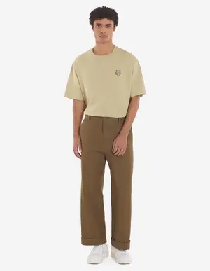 Maison Kitsuné Bold Fox Head Patch Crewneck T-shirt