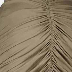 Christopher Esber Vivenda Drape Mini Skirt - Brown