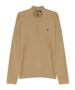 Polo Ralph Lauren Ribbed-knit Half-zip Sweatshirt