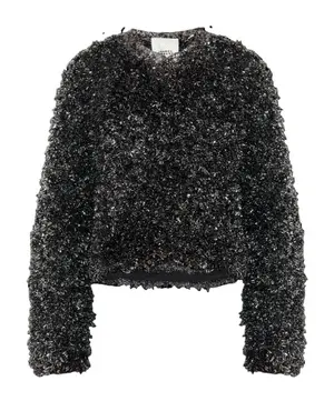 Isabel Marant Étoile Fedorina Cropped Jacket - Black