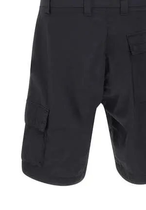 C.P. COMPANY Cargo Shorts With Lens Detail - Black