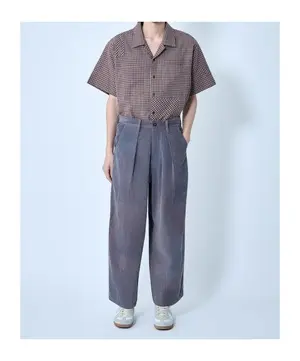 STORY MFG. Lush Wide-leg Carpenter Pants - Gray