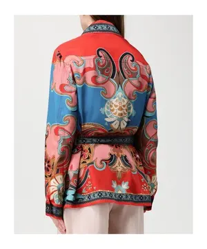 Etro Paisley Printed Belted Jacket - Multicolor