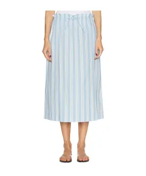 Staud Tie-waist Midi Skirt