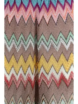 Missoni Zigzag Lamé Flared Pants - Multicolor