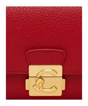 COCCINELLE C-me Lock Shoulder Bag - Red