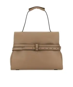 Moschino Embossed Shoulder Bag - Brown