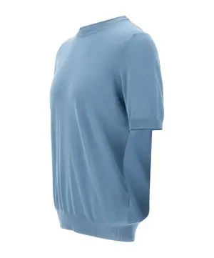 GRAN SASSO Short Sleeve Knitted Sweater