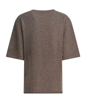 Loulou De Saison Raven Wool Blend Crewneck Sweater - Gray