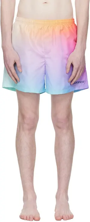Casablanca Gradient Print Swim Shorts