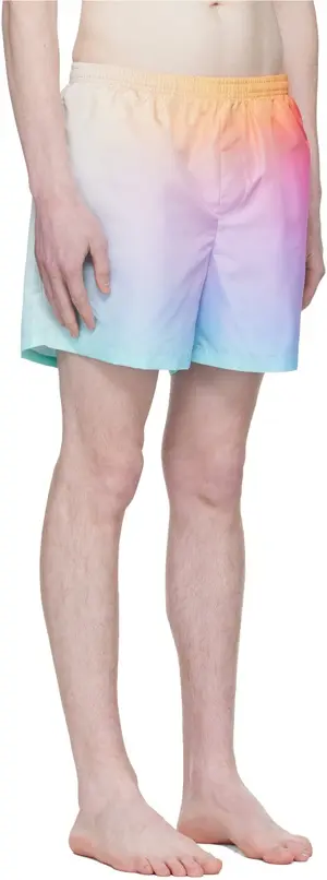Casablanca Gradient Print Swim Shorts