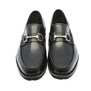 FERRAGAMO Pueblo Series Loafers With Horsebit Detail - Black