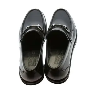 FERRAGAMO Pueblo Series Loafers With Horsebit Detail - Black
