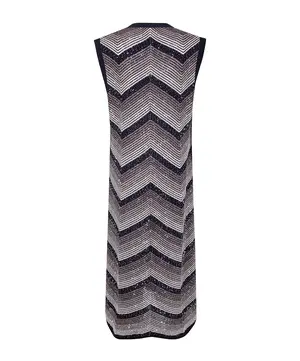 D.exterior Long Knit Cardigan