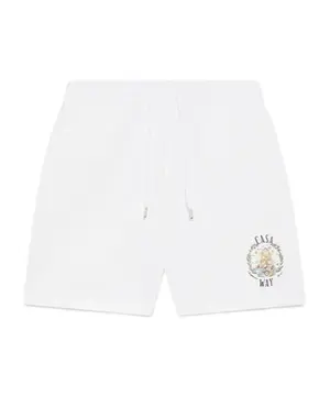 Casablanca Casa Way Jersey Shorts - White