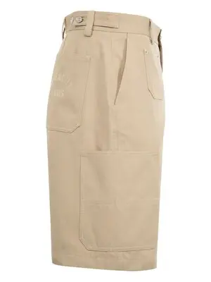 Givenchy Logo Cargo Shorts - Beige