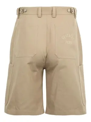Givenchy Logo Cargo Shorts - Beige