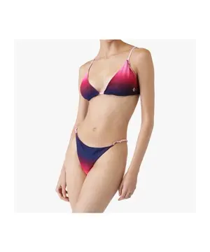 Casablanca Gradient Effect Bikini Top - Red