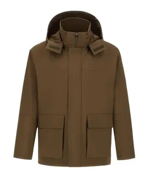Herno Hooded Flap-pocket Jacket - Green